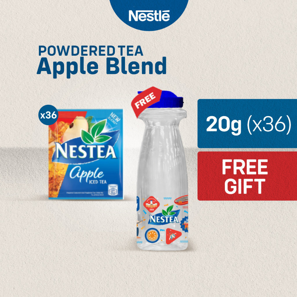 Nestea Apple Blend Iced Tea 20g - Pack of 36 with FREE Nestea Summer ...