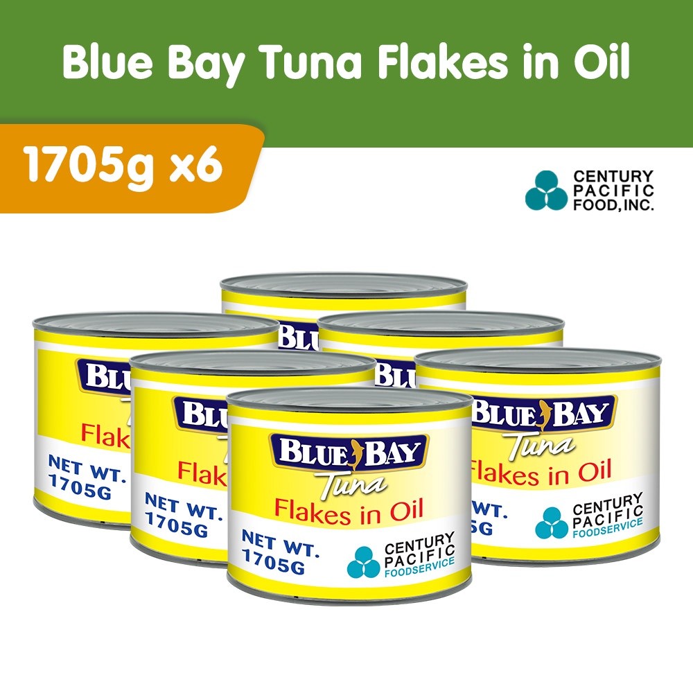 Blue Bay Tuna Flakes in Oil 175g (Pack of 6pcs) - Healthy, High Protein ...