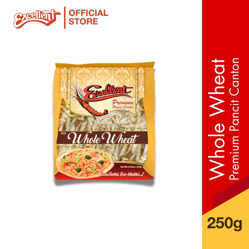 Excellent Premium Pancit Canton with Whole Wheat Noodles 250g | Shopee ...