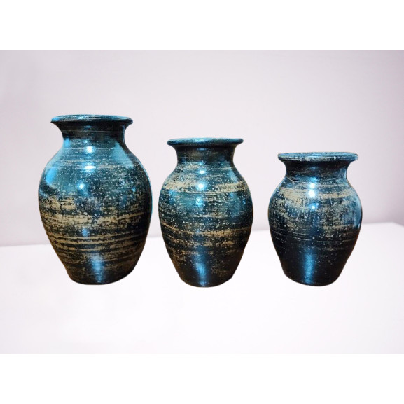 Paso Clay Pots Mini Jar-- flower vase (small, medium and large ...