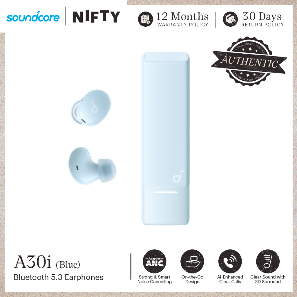 Soundcore A30i by Anker, Smart Noise Cancelling Earbuds, Lipstick ...