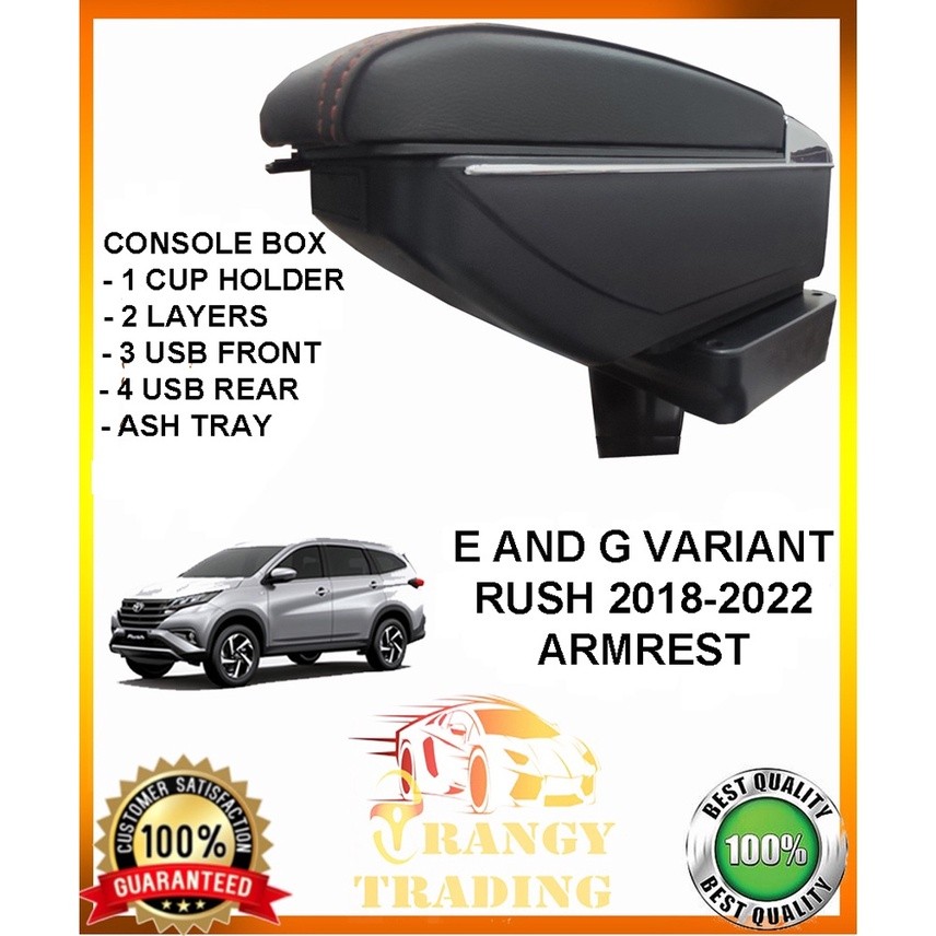 Toyota Rush 2018 to 2023 Console Box Premium / Car Armrest / Console ...
