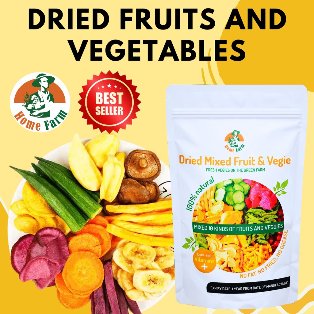 Homefarm dried fruits and vegetables dried vegetables snack veggie ...