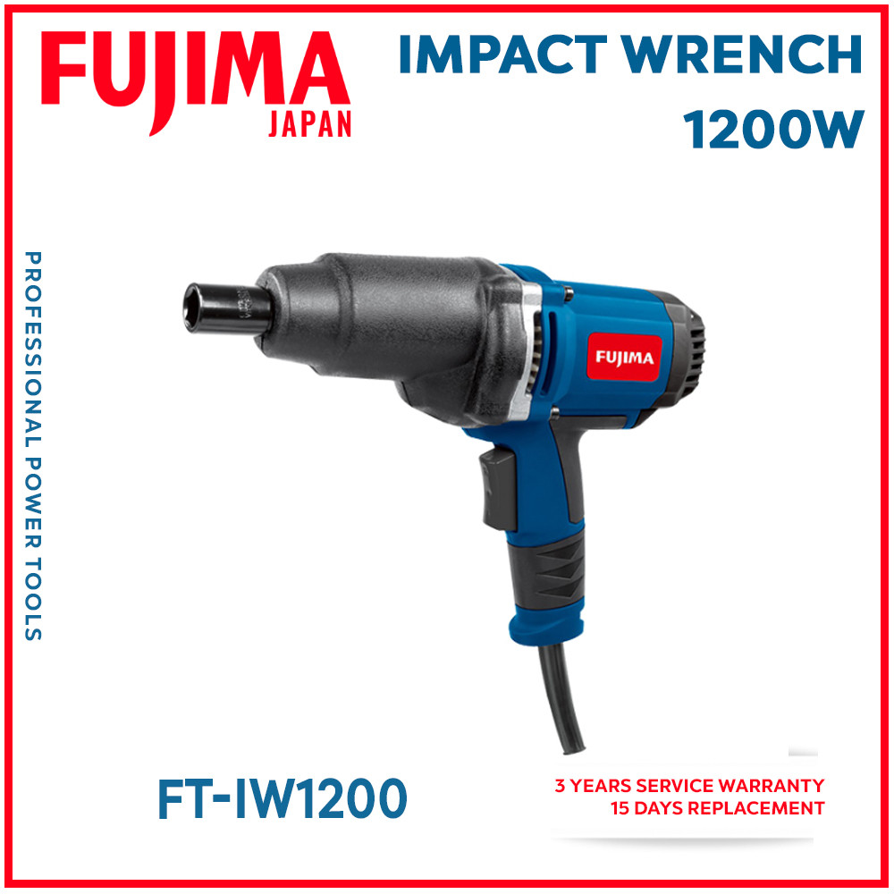 Fujima Electric Corded Impact Wrench Power Tools 1200w Heavy Duty ...