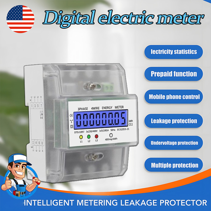 Good Electrical Submeter Original Sub Meter Digital LED Screen Submeter ...