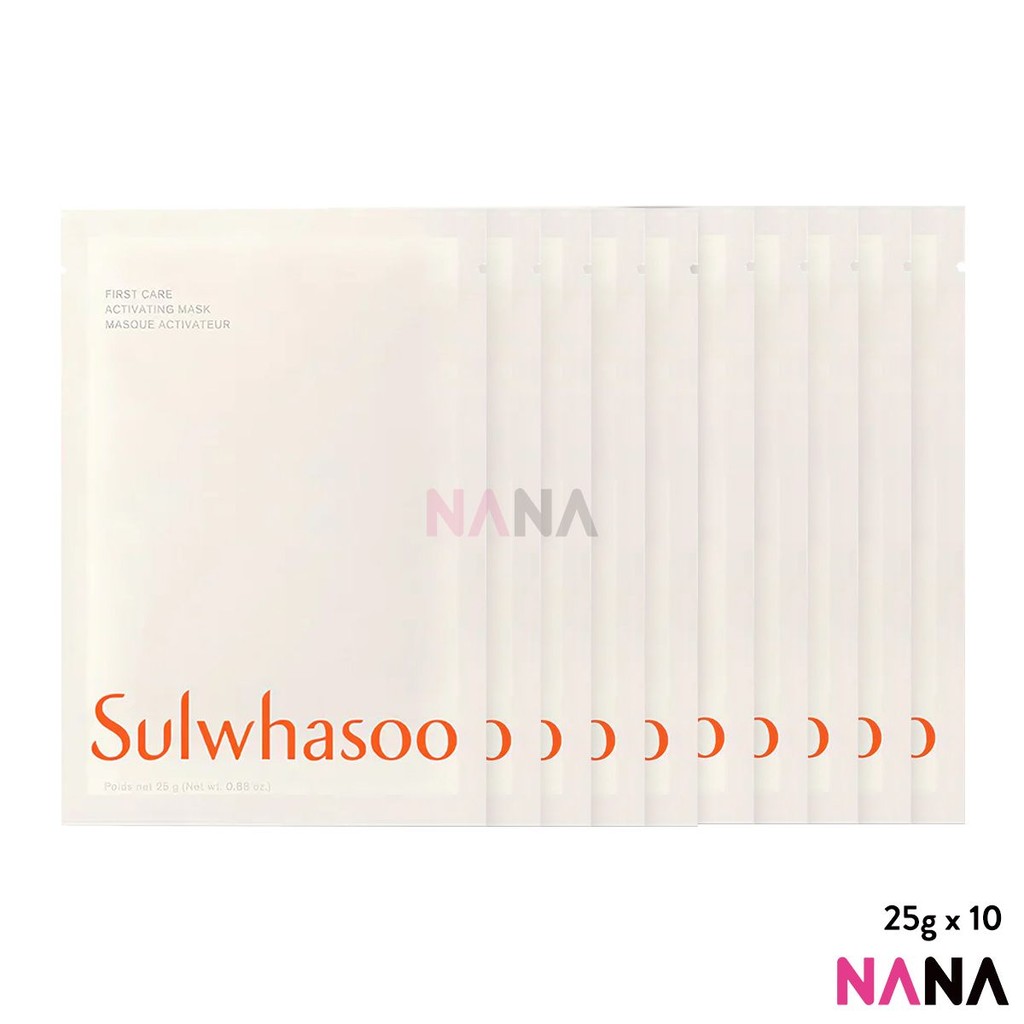 SULWHASOO First Care Activating Mask 25g x10 | Shopee Philippines