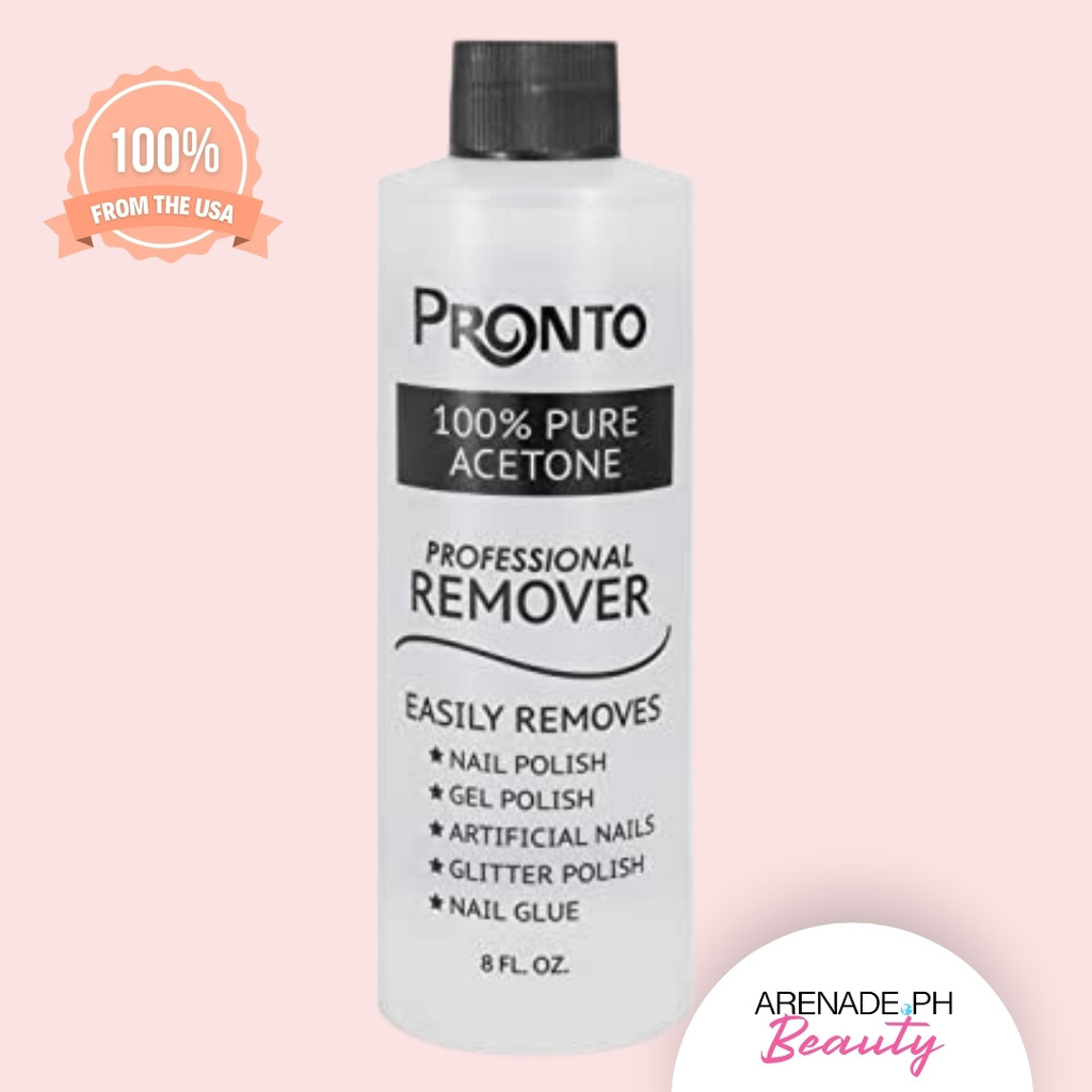 Pronto Pure Acetone Nail Polish Remover 8oz | Shopee Philippines