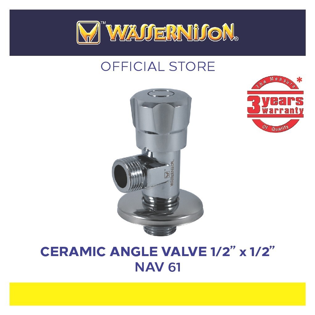 Wassernison Ceramic Angle Valve 1/2 X 1/2 | Shopee Philippines