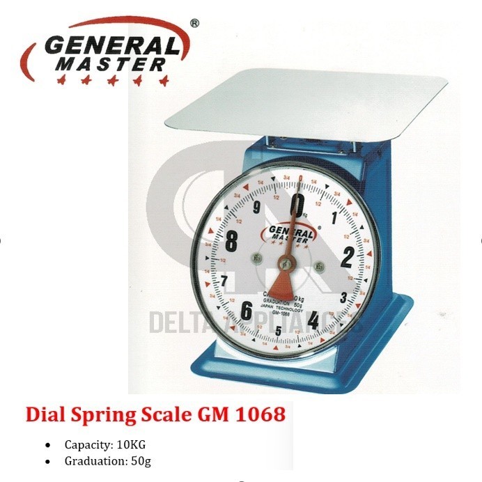 General Master GM 1068 Dial Spring Scale General Master Weighing Scale ...