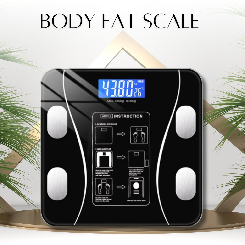 Bluetooth compatible Body Scale BMI Scale Smart Bathroom Weight Scale ...