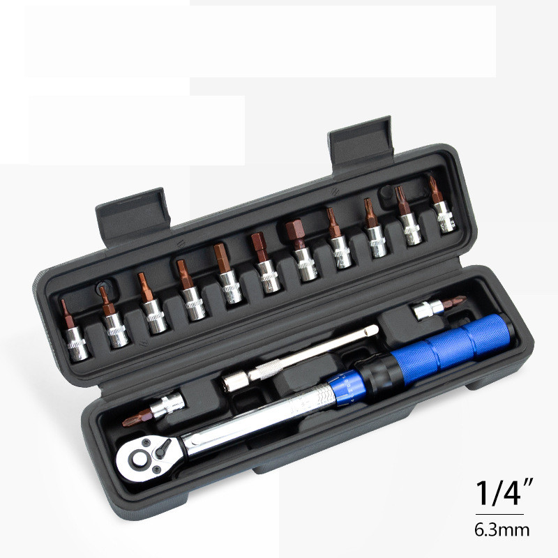 1/4" 2-24Nm Bike Allen Key Tool Socket Spanner Bicycle Repair Kit ...
