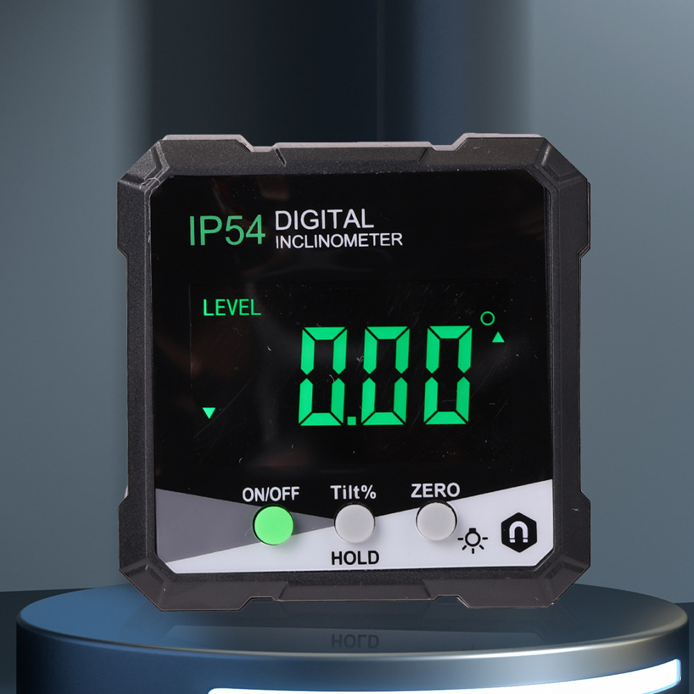 4*90° Digital Portable Inclinometer LCD Backlight Angle Protractor ...