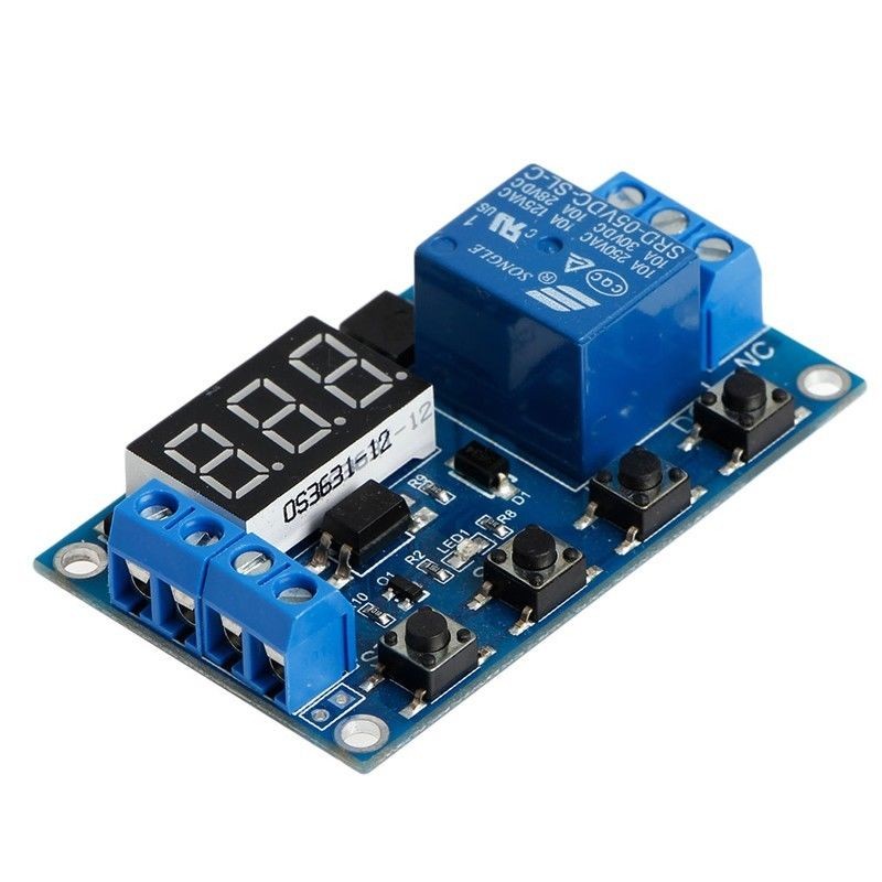 DC 12V Infinite Cycle Delay Timing Timer Relay on/off Switch Loop Module 10A 120 | Shopee ...