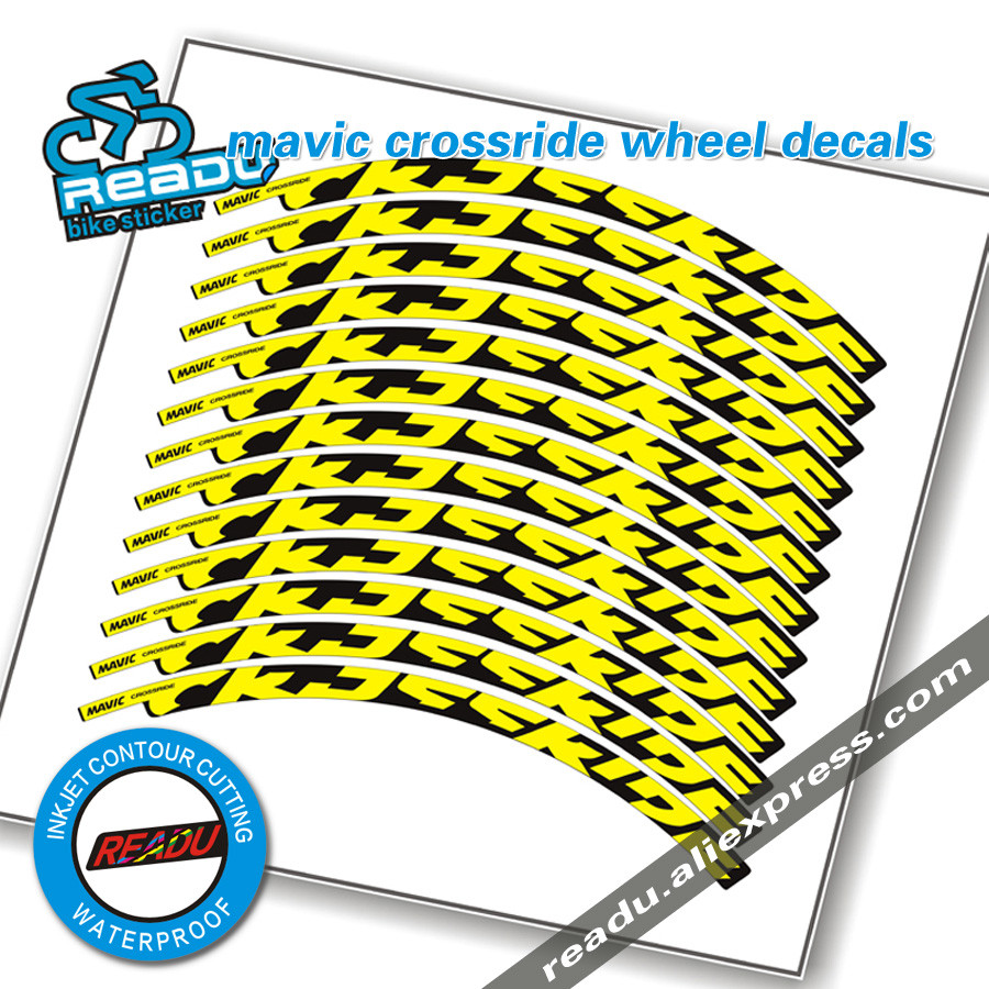 mavic crossride mountain bike wheelset stickers for 26 27.5 29er use ...