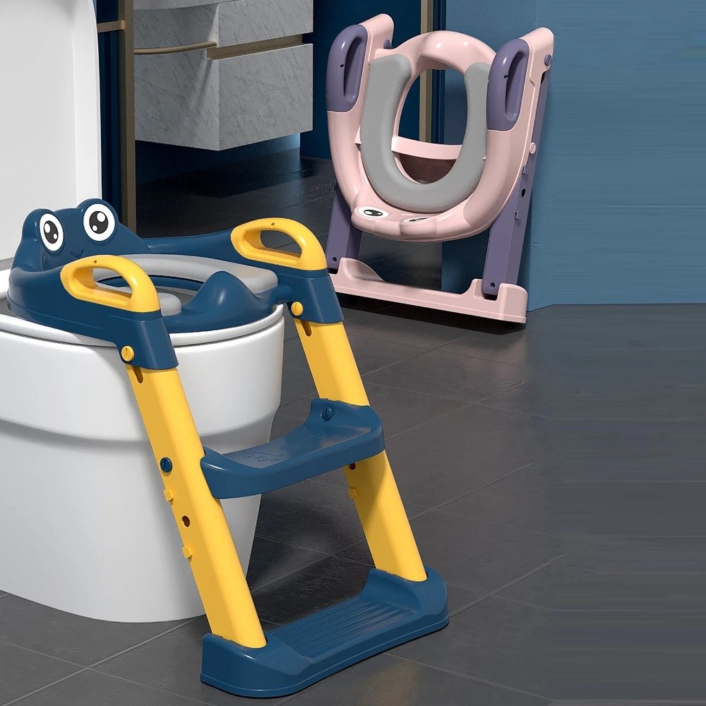 Toilet Ladder Folding Children's Potty Training Toilet Urinal Chair ...