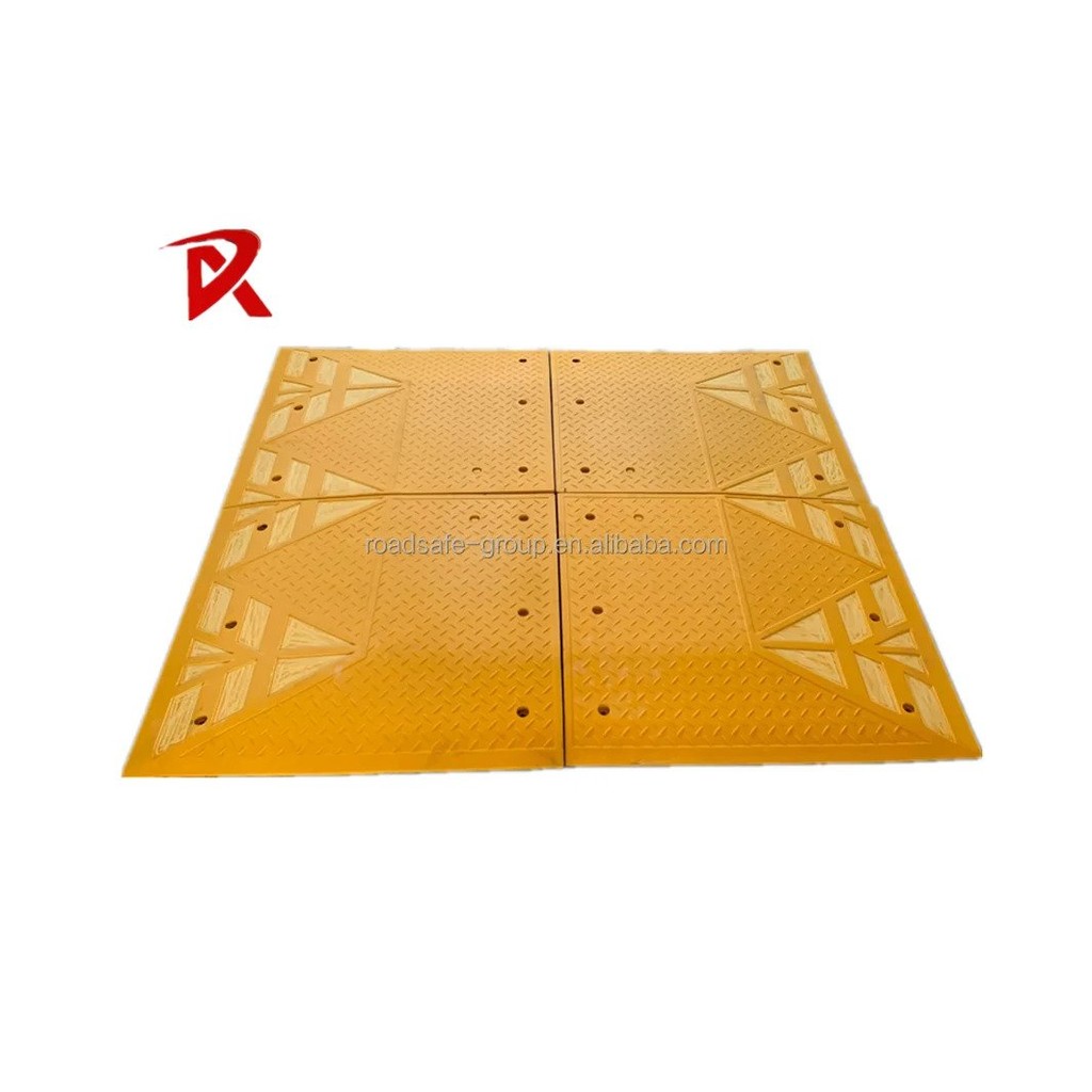 Traffic Safety Rubber Speed Ramp Humps Cushion Threshold Reducer Ramp ...