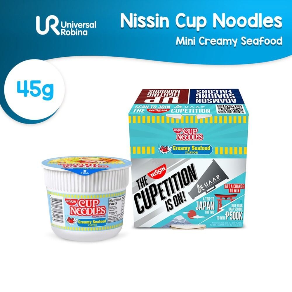 [UAAP EXCLUSIVE] Nissin Cup Noodles Mini Creamy Seafood (45g) | Shopee Philippines