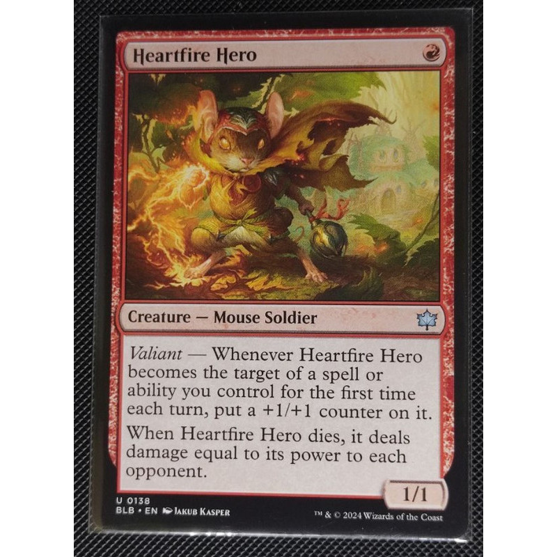 Heartfire Hero - Bloomburrow (BLB) | Shopee Philippines