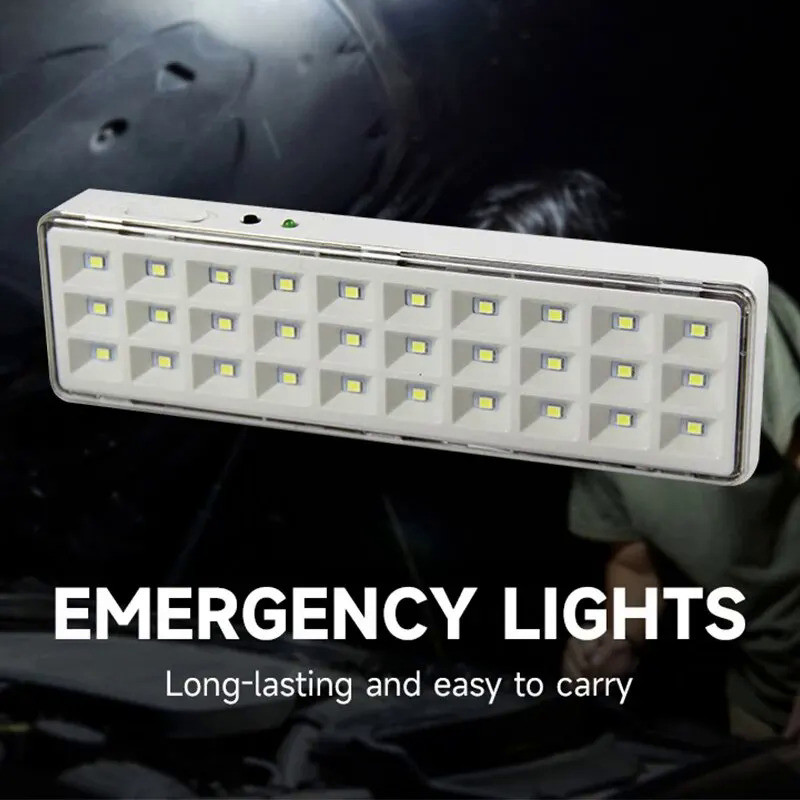 30LED Emergency Evacuation Light Fire Fighting Lamp Wall-mounted Smart ...