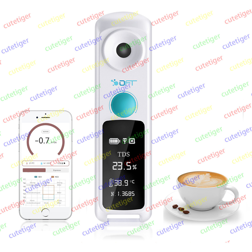 ♛Coffee Test Meter Portable Digital Coffee Concentration Refractometer ...