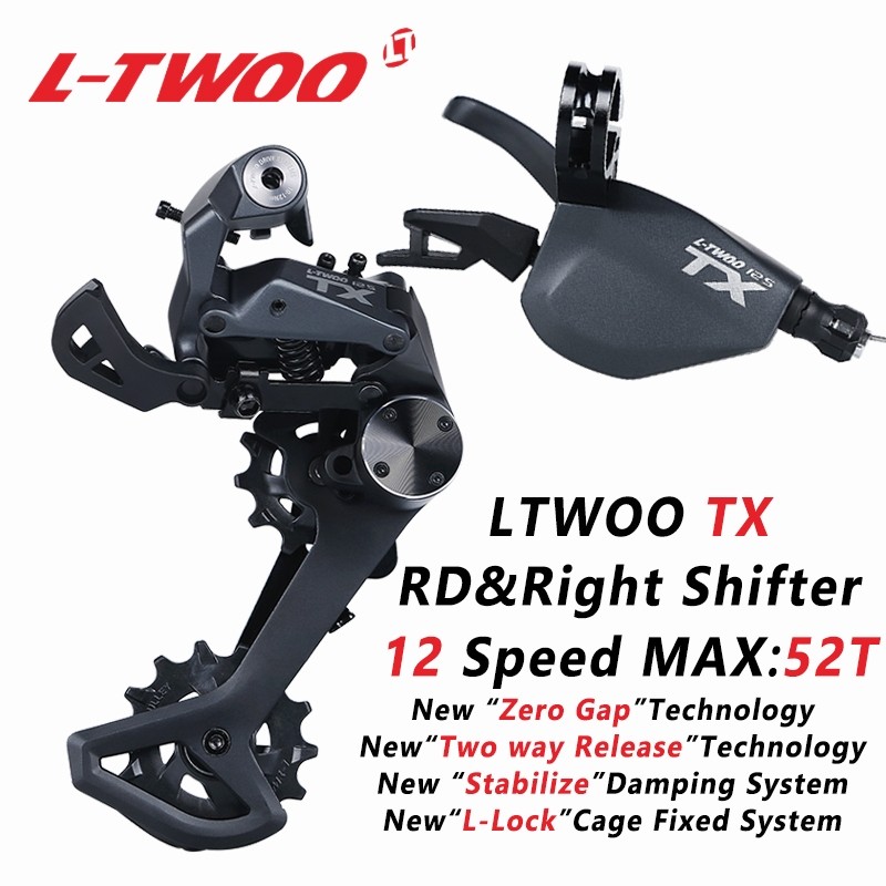 LTWOO TX 1x12 Speed MTB Bike Two Way Release Aluminum Trigger Shifter ...