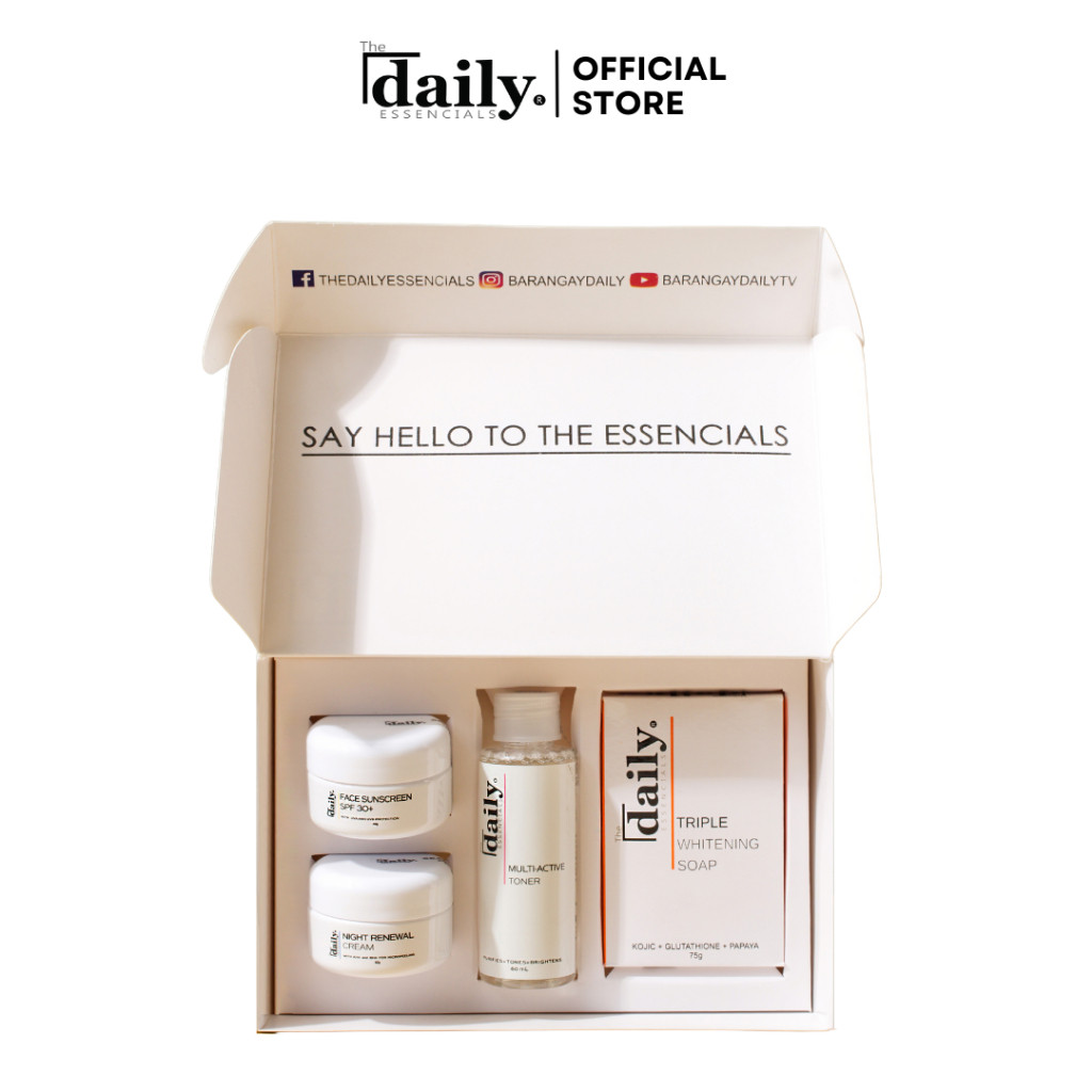 The]z=Daily=dd(Essencials=u|Skin(j=Renewal|o(Set | Shopee Philippines