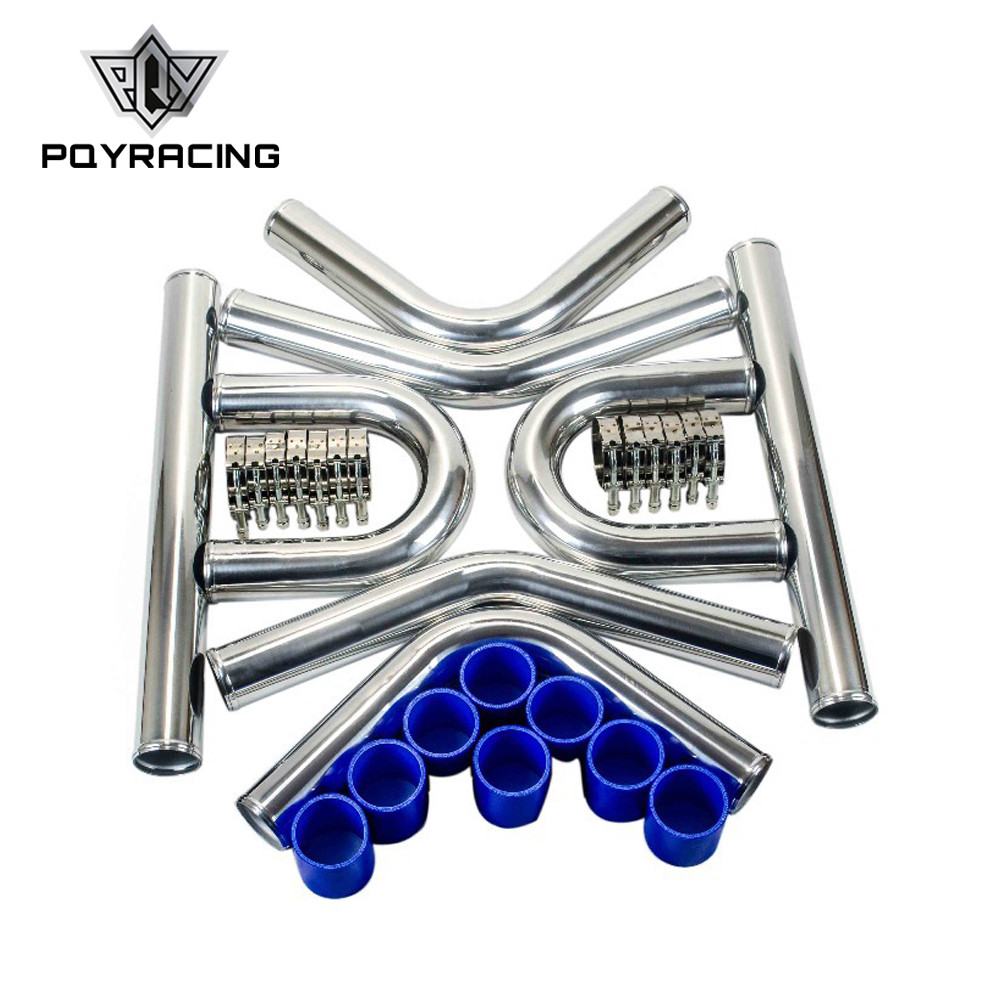 PQY - ALUMINUM TURBO INTERCOOLER PIPING KIT/ PIPES / CLAMP/ COUPLER ...