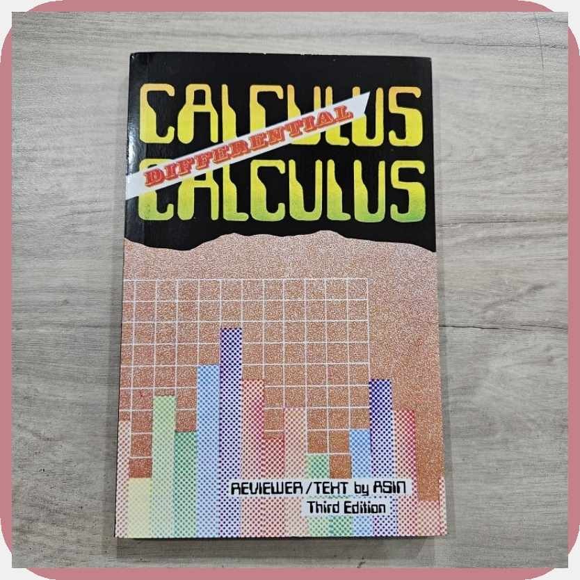 Calculus;pE(Differential%WX%Calculus%dU:Reviewer/Asin | Shopee Philippines