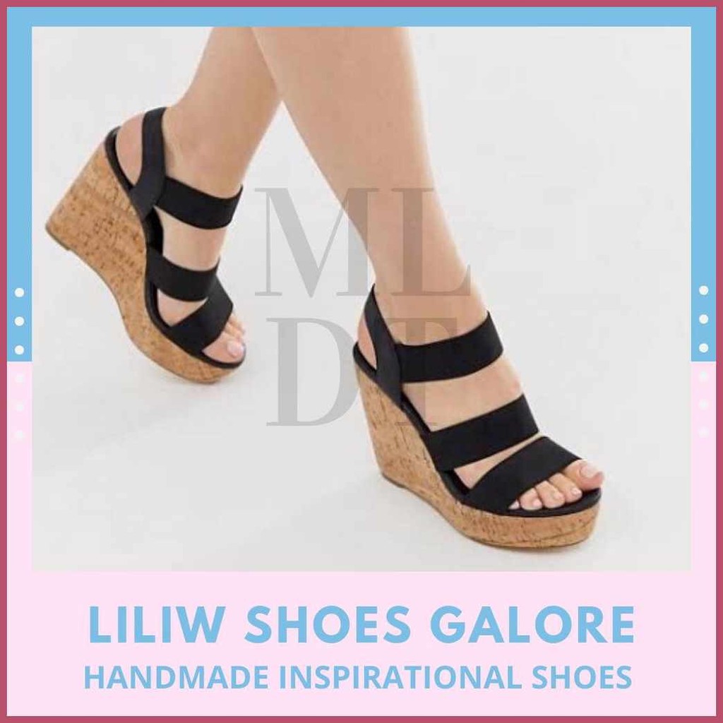 LILIW`H^SHOES}J>GALORE)g>-)O>WEDGE | Shopee Philippines