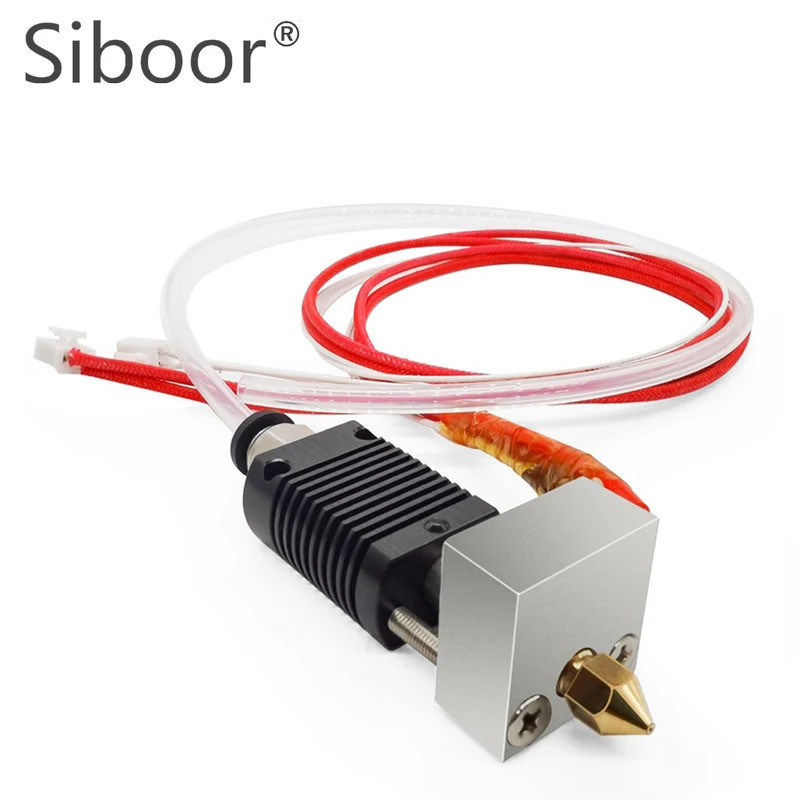 24V Hotend Extruder Kit With Heating Block Heat Sink Heater Thermistor ...