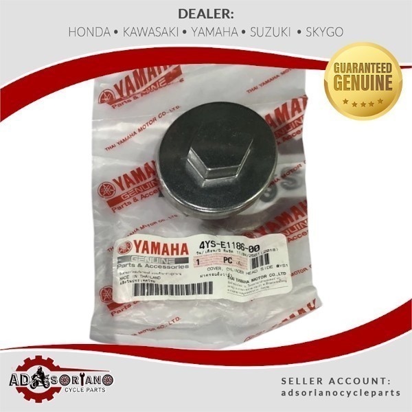YAMAHA MIO SPORTY CRYPTON STX CYLINDER HEAD SIDE COVER CAP TAPPET 4YS ...