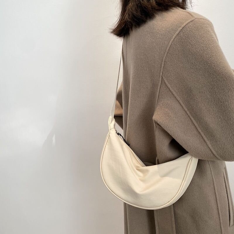 Nylon Crossbody Bag Women's New New Arrival Trendy Dumpling Bag ...
