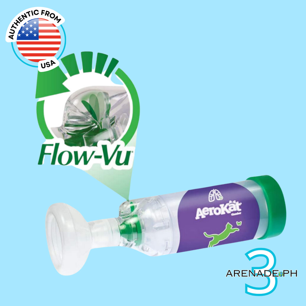 AeroKat Feline Aerosol Chamber Inhaler Spacer for Cats and Kittens with ...