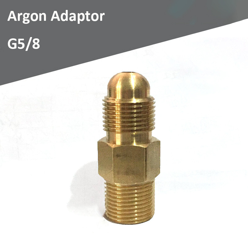 ♥G5/8 Male Connector Gas Adapter for Pressure Hose Cylinder Argon Co2 ...