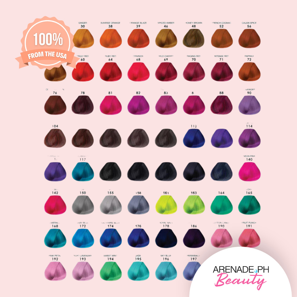 Adore Creative Image Shining Semi - Permanent Hair Color 4 Oz | Shopee ...