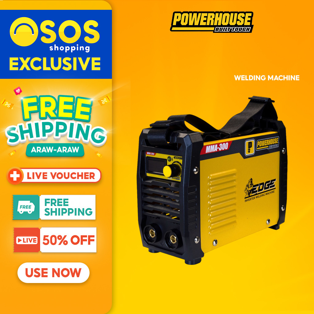 POWERHOUSE 300 Ampere Edge Inverter Type Compact Welding Machine EDGE ...