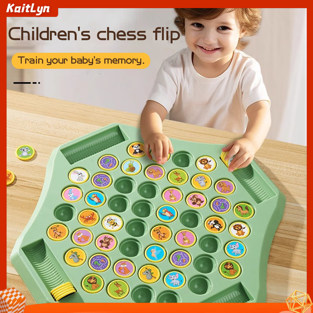 Sa Memory Training Chess Game Flip Chess Board Game Fun Fruit Memory Matching Game for Kids ...
