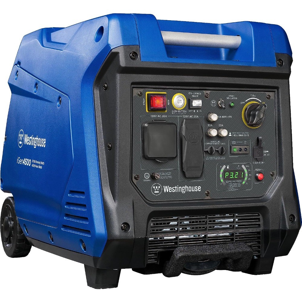 ۩4500 Peak Watt Super Quiet Portable Inverter Generator, Remote ...