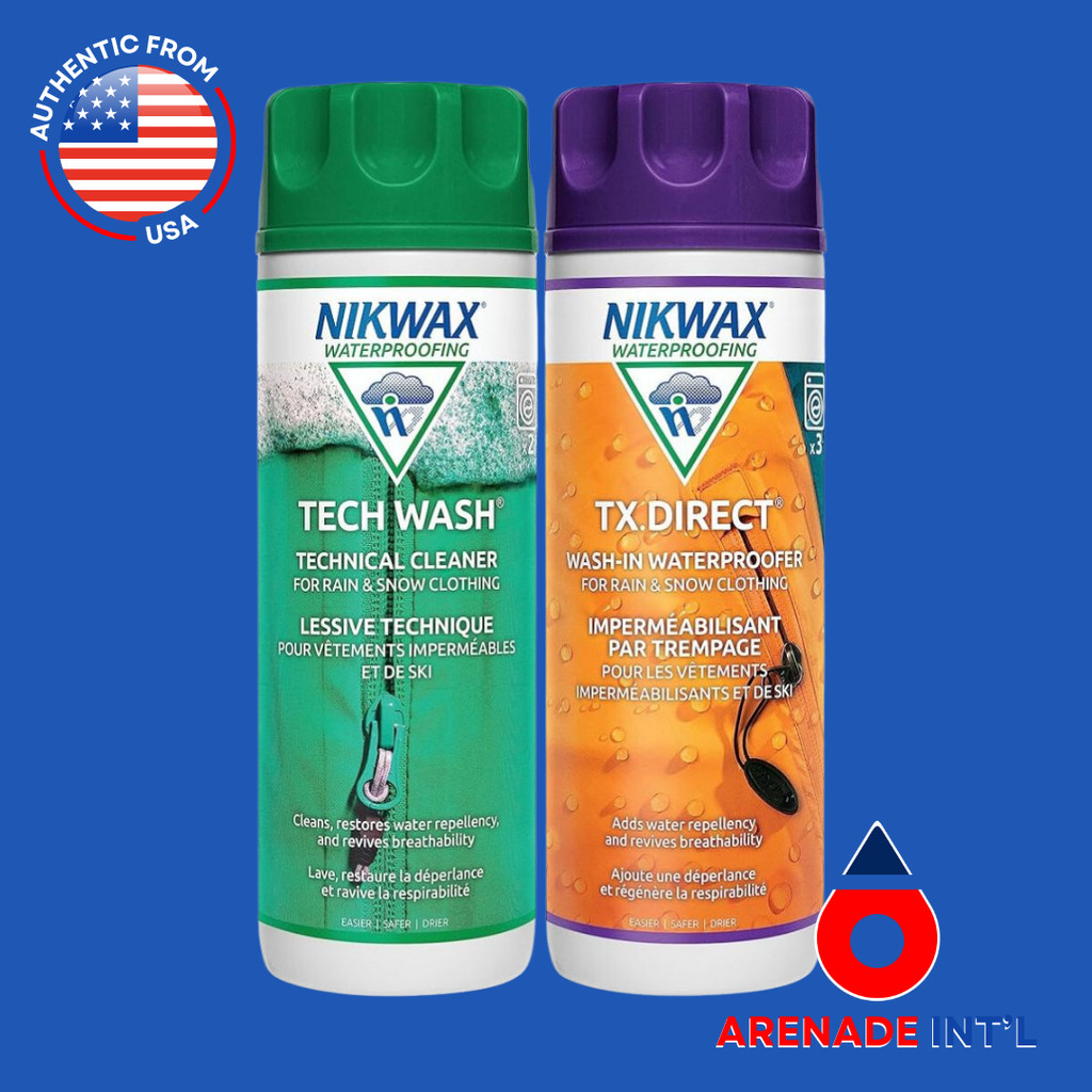 Nikwax Clean And Waterproof Technical Cleaner & Waterproofing For Wet ...