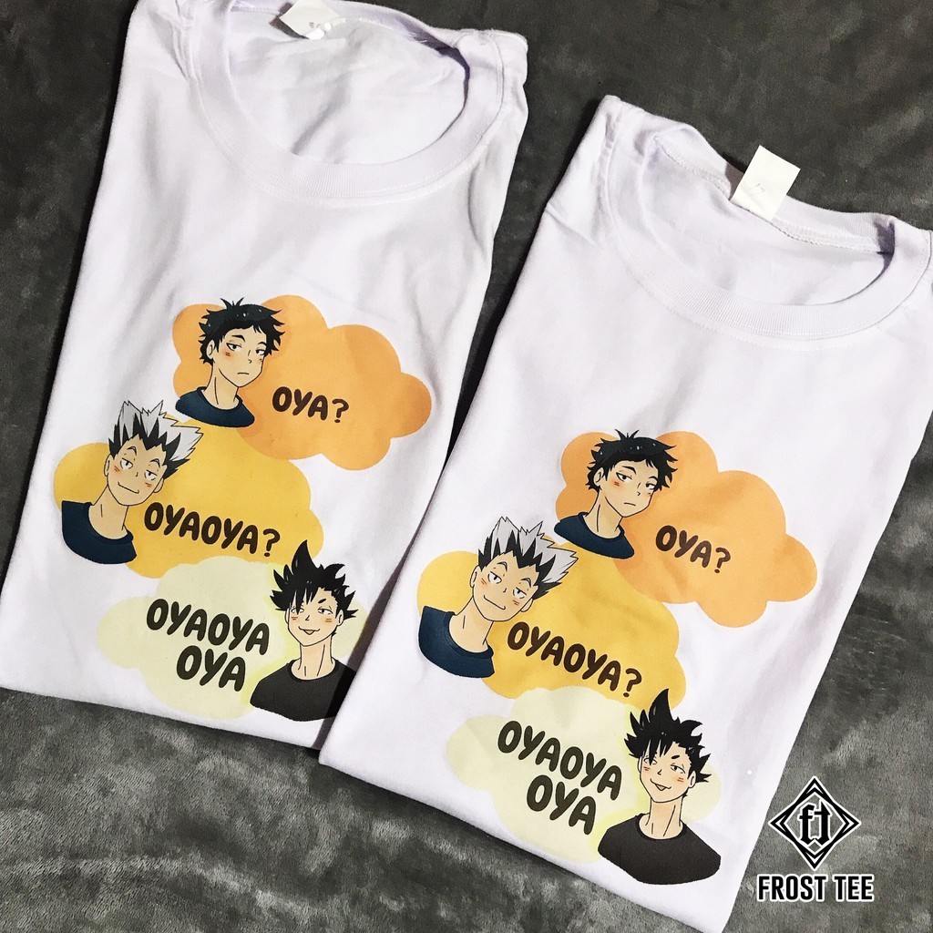 HAIKYUU - OYA OYA OYA OYAOYAOYA Anime Shirt | FROST TEE | Shopee ...