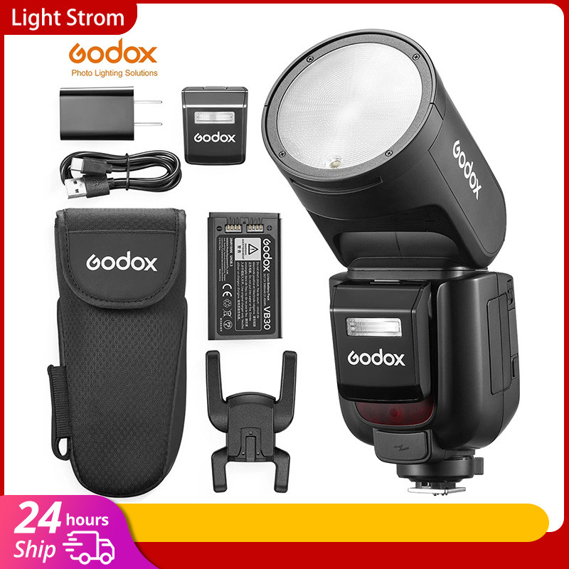☽Godox V1PRO-C/N/S/F V1 PRO TTL Li-ion Round Head Camera Flash Wireless Transmission Speedlite w ...
