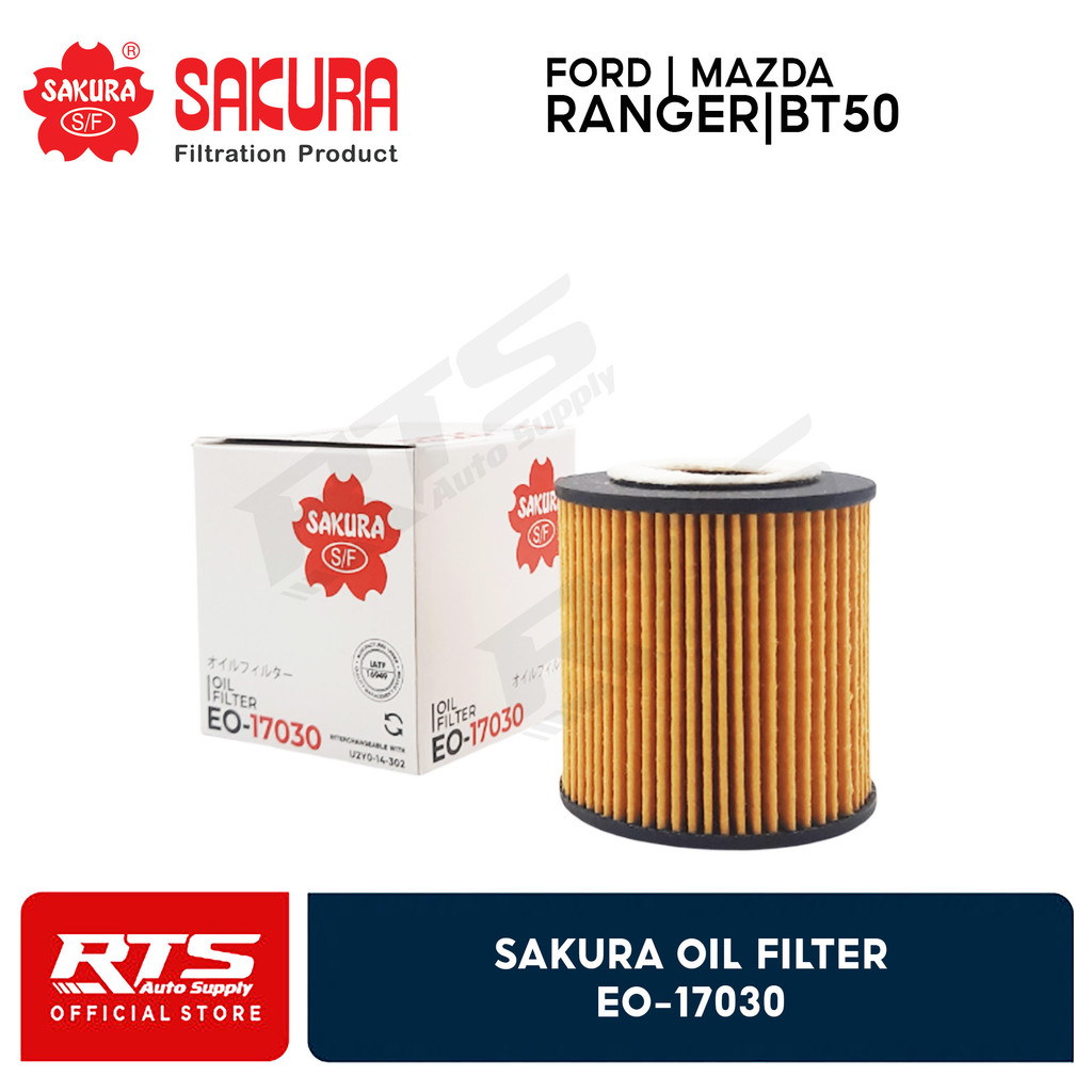 Sakura Oil Filter for Ford Ranger/ Mazda BT50 (O407) EO17030 ( 1 Pc ...