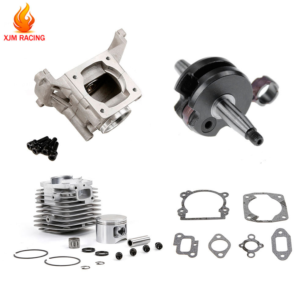 45cc Cylinder Kit Crankshaft and Crankcase for 45cc Motor Gas Engine ...