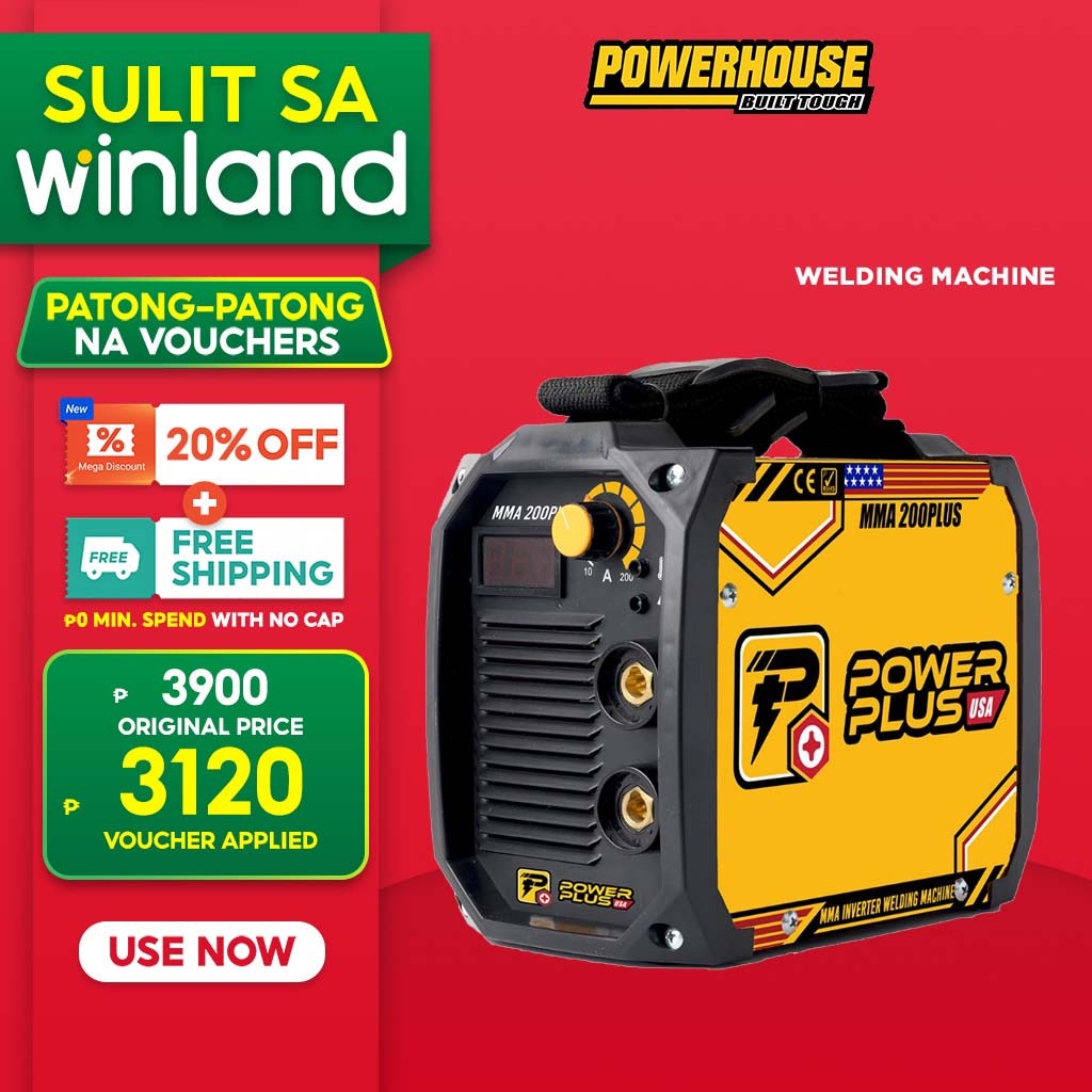 Powerhouse by Winland USA Powerplus Series MMA Inverter Welding Machine ...