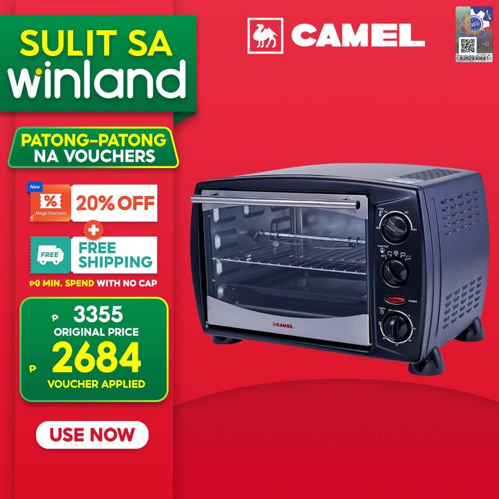Camel Appliances by Winland 18 Liter Oven for Baking Rotisserie Elite ...