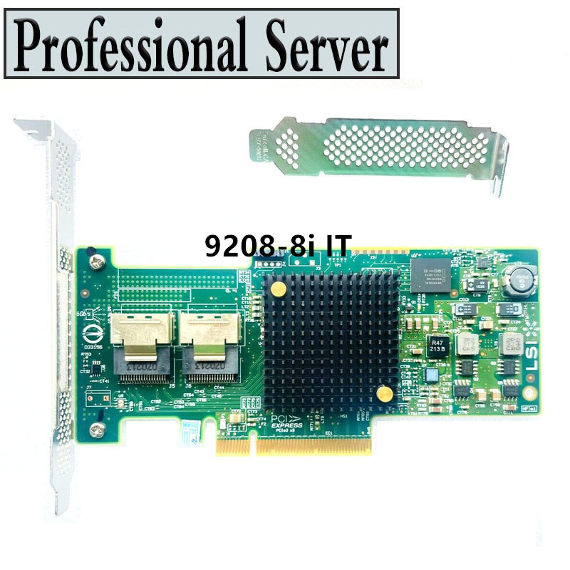 ۞LSI 9208-8I = ( 9207-8i) PCI-E 3.0 HBA FW:P20 IT Mode for ZFS FreeNAS ...