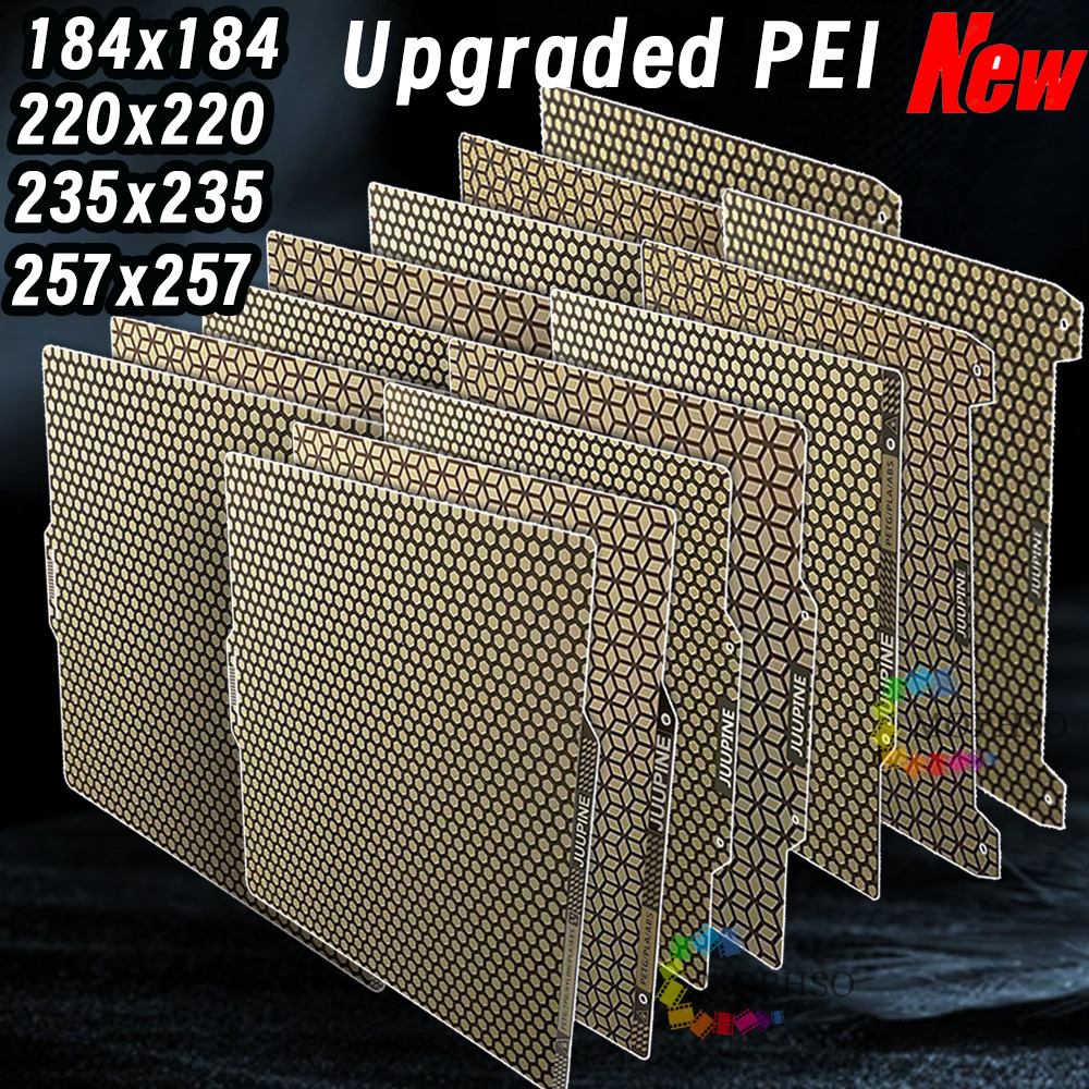 ☠PEI Honeycomb Build Plate For Bambu Lab P1P/P1S/X1/X1C/X1E/A1 Double Sided PEI Spring Steel She ...