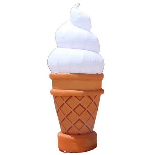 Customized Giant model Inflatable Ice Cream Cone For Advertising ...