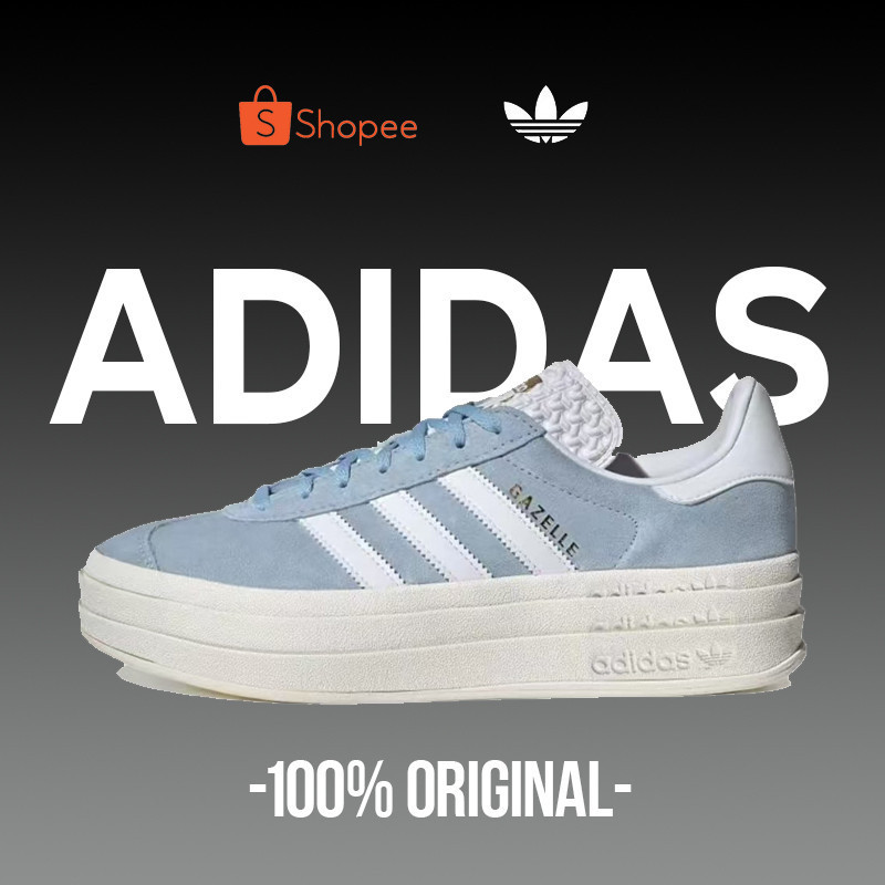 Adidas originals Gazelle Bold Blue white Unisex Sneakers ID6991 ...