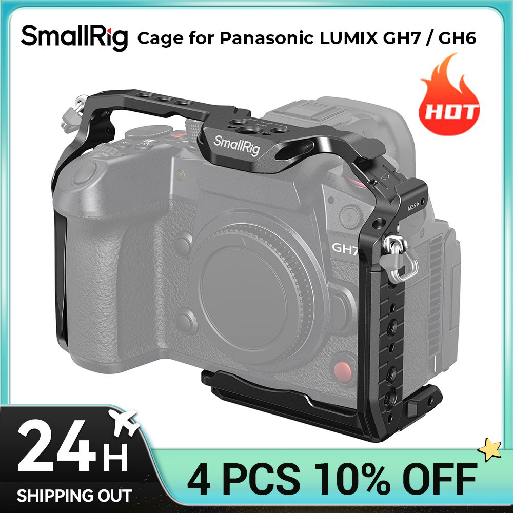 ♠SmallRig HawkLock Quick Release Cage for Panasonic LUMIX GH7 / GH6 ...